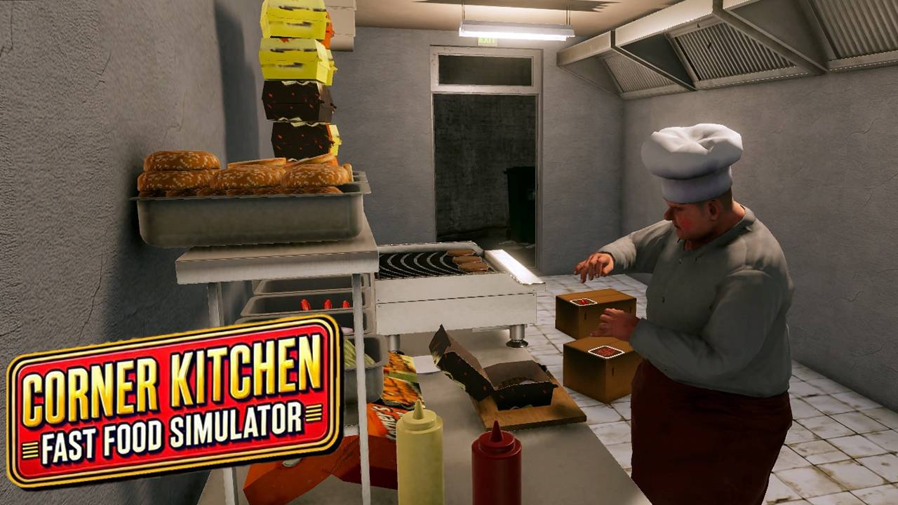 Открыл бургерную! - Corner Kitchen Fast Food Simulator #1