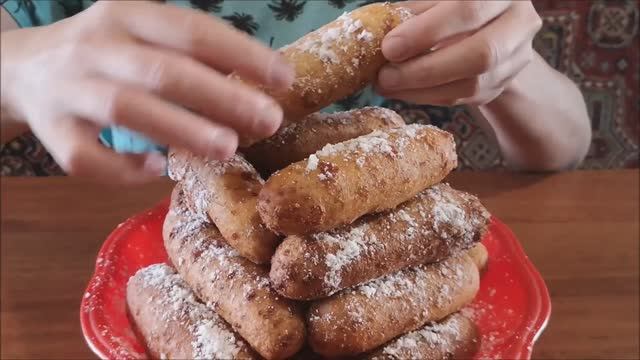 ПОНЧИКИ с творогом ТВОРОЖНЫЕ ПАЛОЧКИ Пончики рецепт