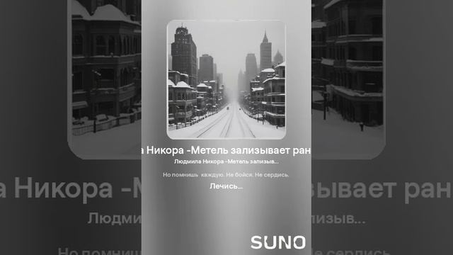 Людмила Никора -Метель зализывает раны города (вар2)