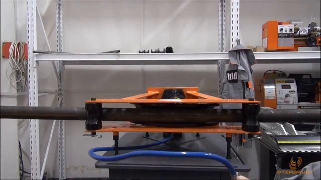 Трубогиб пневмогидравлический Stalex HB-12Q. Пневматический режим - круглая труба 62 мм