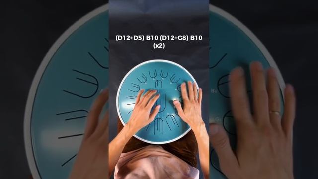 Tutorial #14: 'Yann Tiersen — La valse d'Amélie' / How to play on steel tongue drum New Wave 15