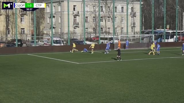Молодёжная Футбольная Лига. 1 тур. Обзор матча  СШОР Зенит - Строгино