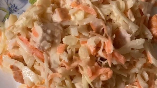 Салат с курицей. Простые рецепты