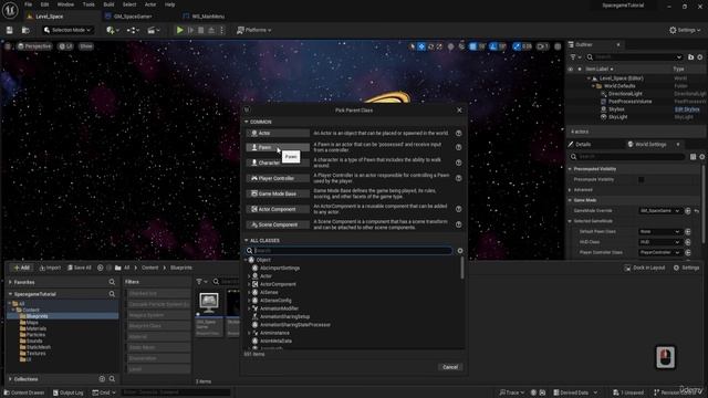 4. Lesson 4 - Player Blueprint Basics