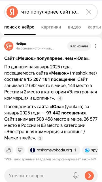 Какие сайты конкурируют с доской бесплатных объявлений авито