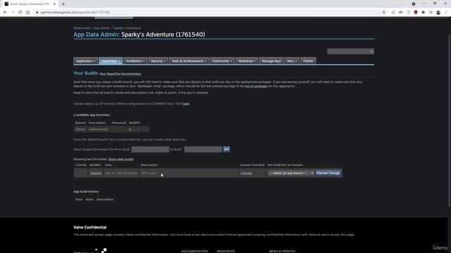 16 Uploading Game to Steam