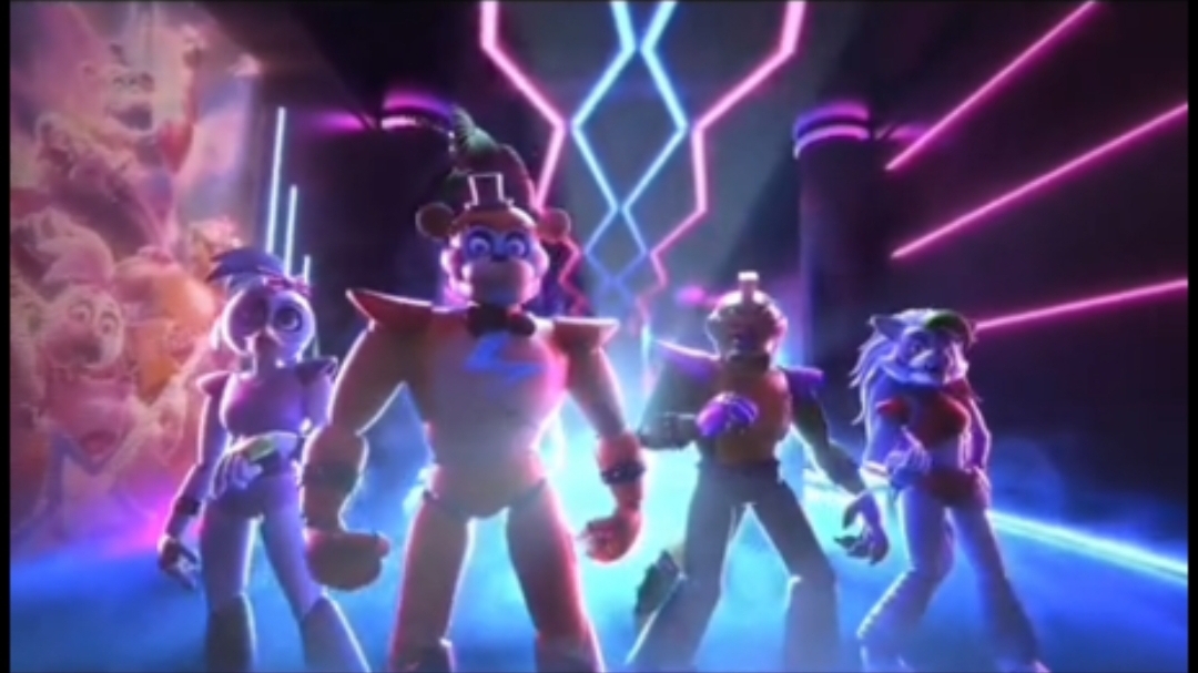 фнаф security breach с заставкой Виктора Цоя электричка