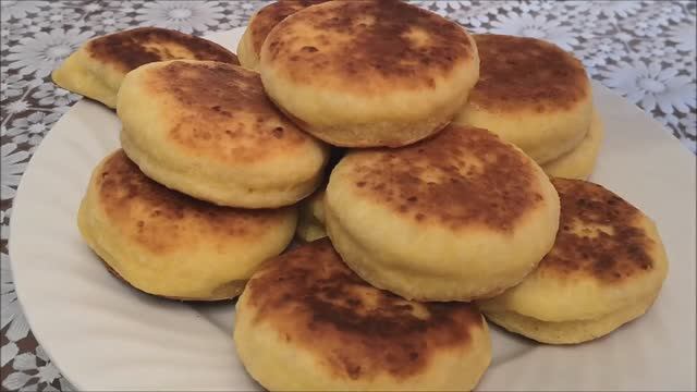 Творожные МИНИ ПИРОЖКИ на СКОВОРОДЕ без ДРОЖЖЕЙ с ВИШНЁВЫМ конфитюром. ПИРОЖКИ ТАЮЩИЕ ВО РТУ!!!