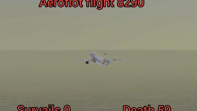 Aeroflot flight 8290 not real