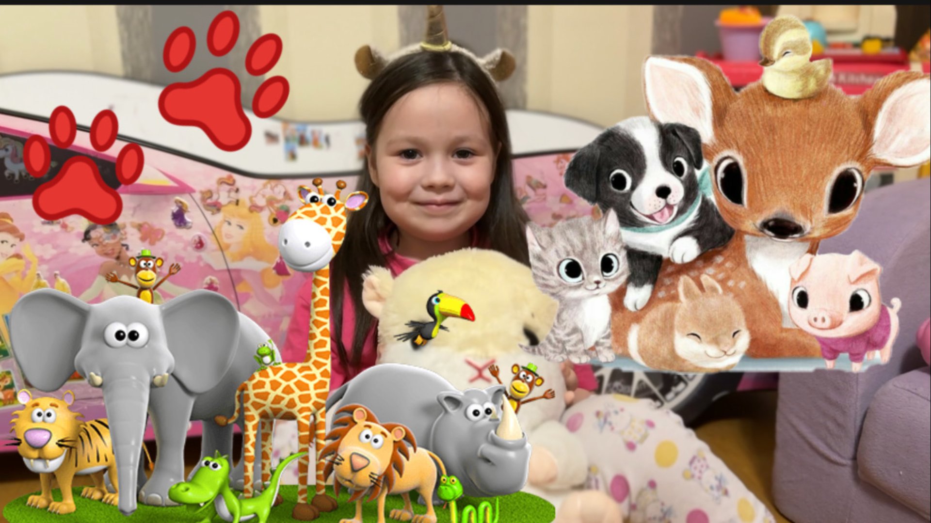 🐒🦆Весело учим животных🤗🐱🐶 Угадай животное по звуку!🐷🦁🐮Развивающее видео для детей👼