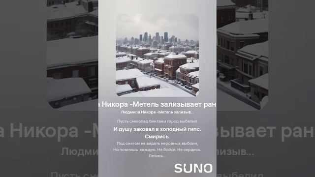 Людмила Никора -Метель зализывает раны города (вар1)