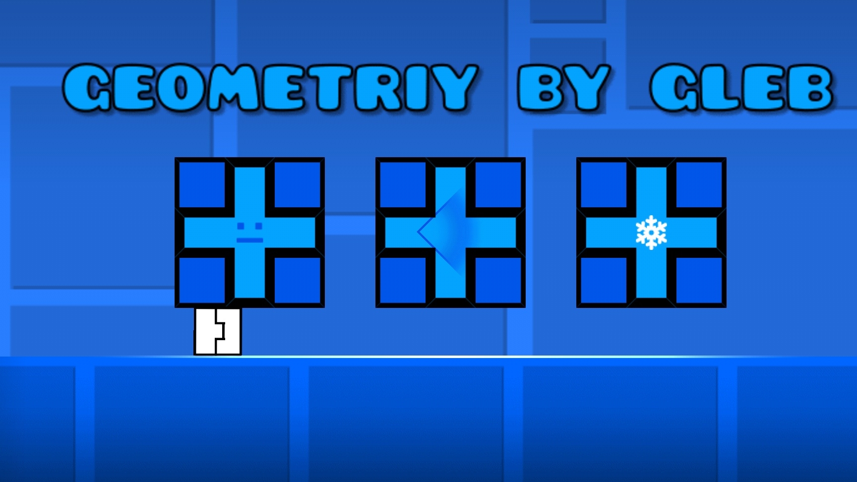 я сделал свою geometry dash!