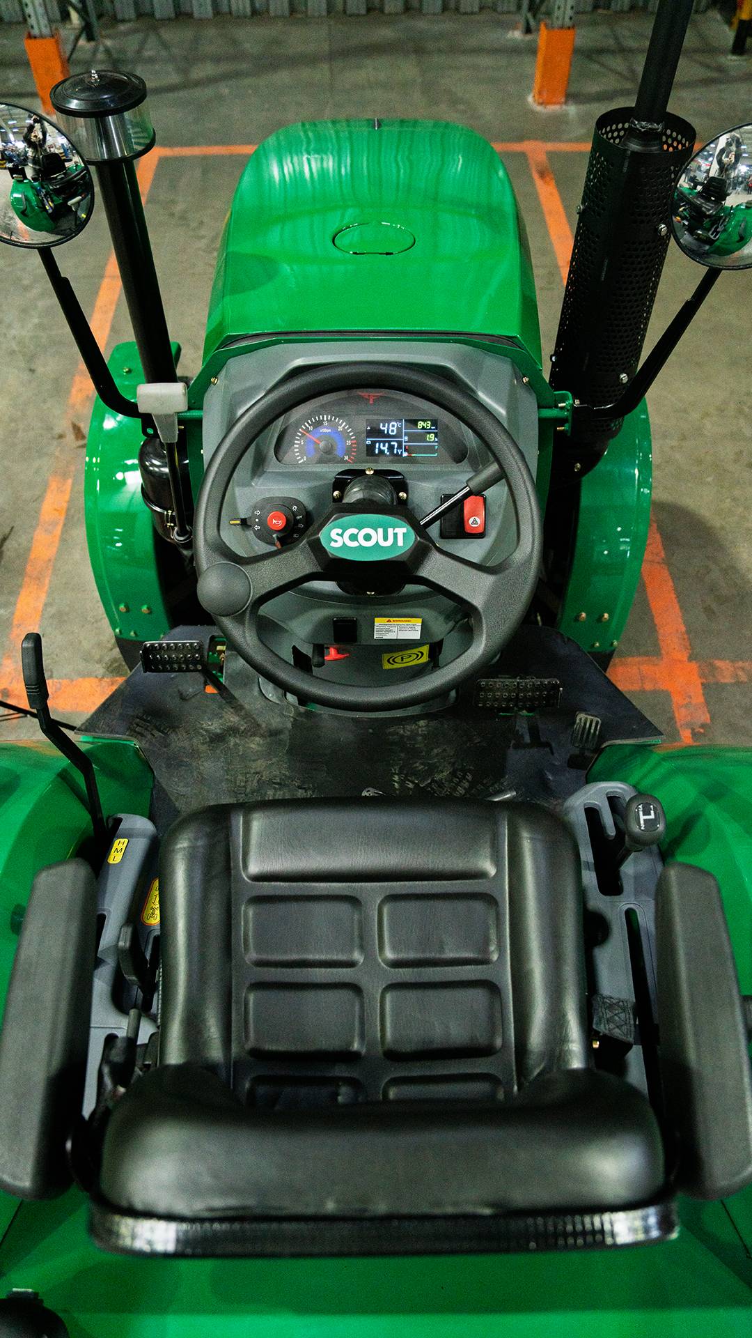 Цифровая панель со множеством полезных индикаторов | | SCOUT TE-254 G3🚜