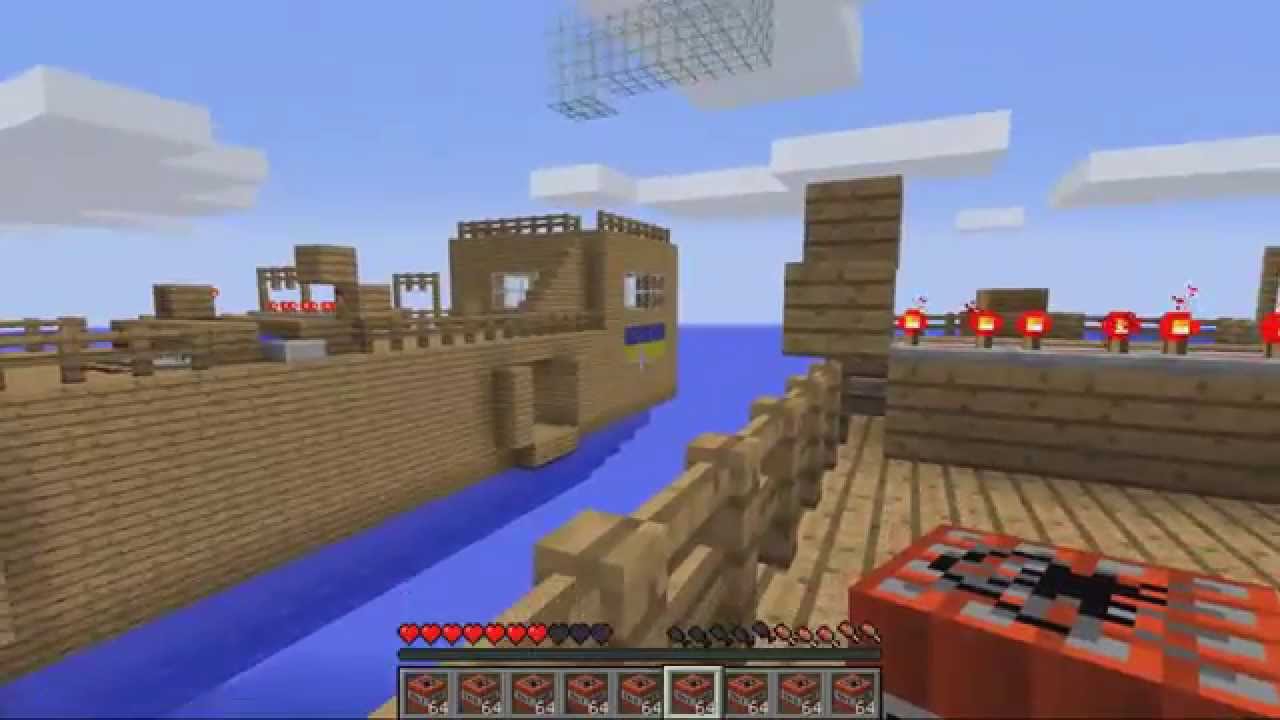 Водные баталии [Прохождение Карты] - MINECRAFT (Перезалив с канала Лагера)