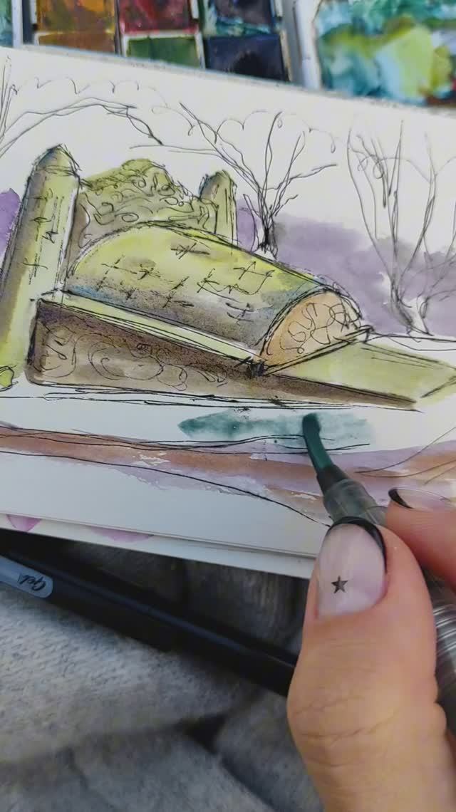 Тамань в акварели: Турецкий фонтан