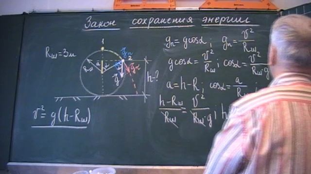 Скакой высоты упадет тело