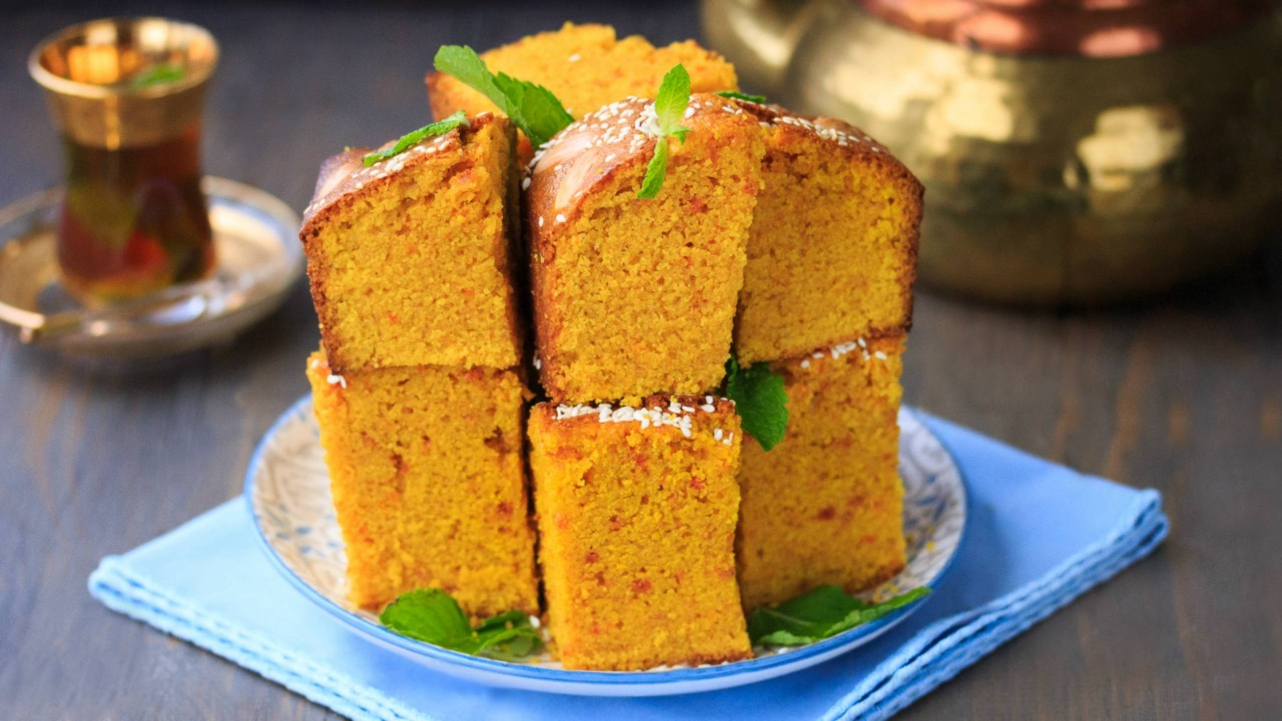 🥮 Манник По-ливански «Сфуф». Простая и вкусная выпечка на молоке.