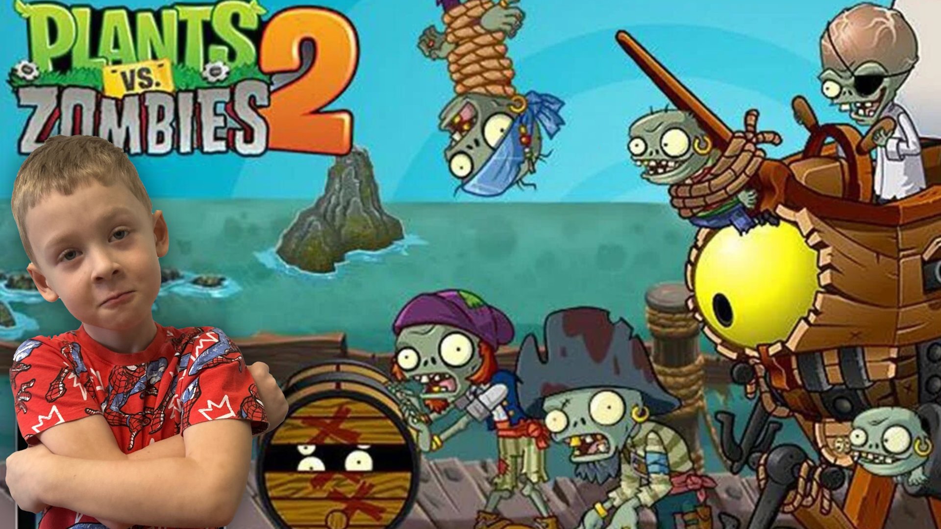 ✅  ЗОМБИ ПРОТИВ РАСТЕНИЙ 2 пиратский мир ПРОХОЖДЕНИЕ ИГРЫ обзор уровней (часть 1)