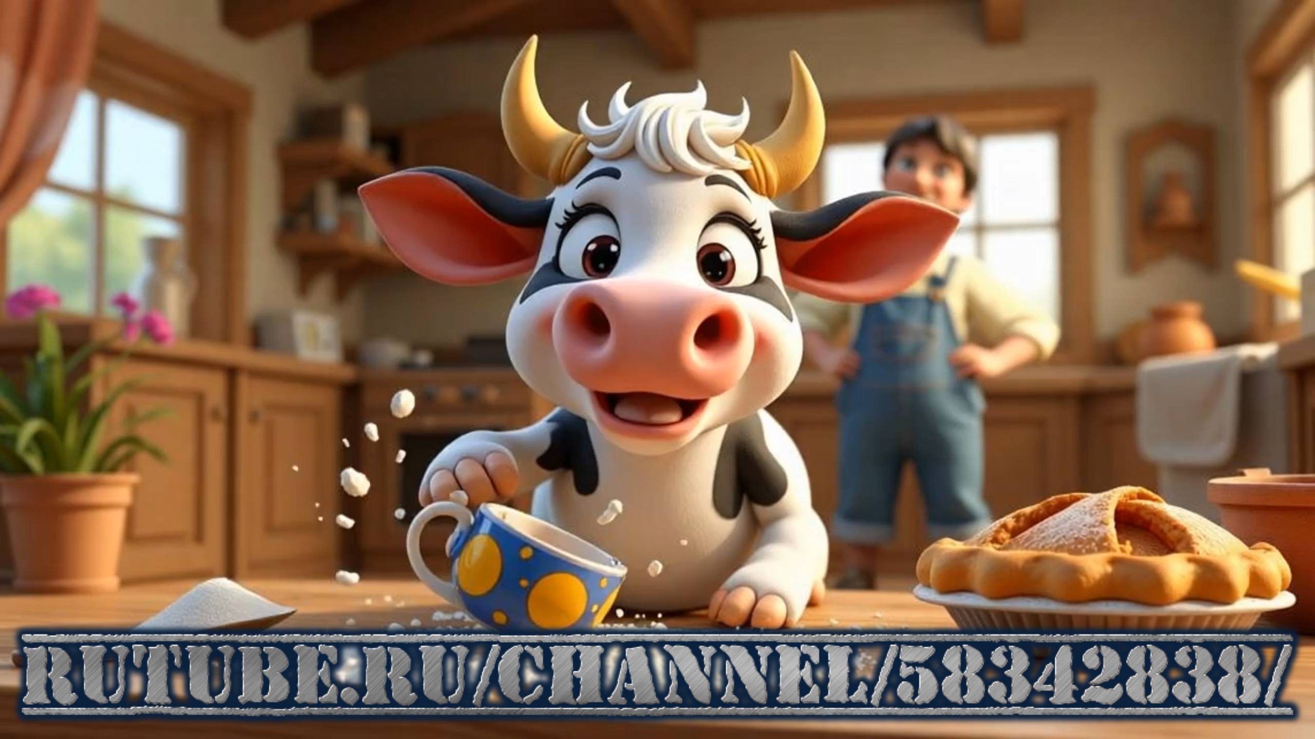 Почему корова решила жить в доме - смешные сказки