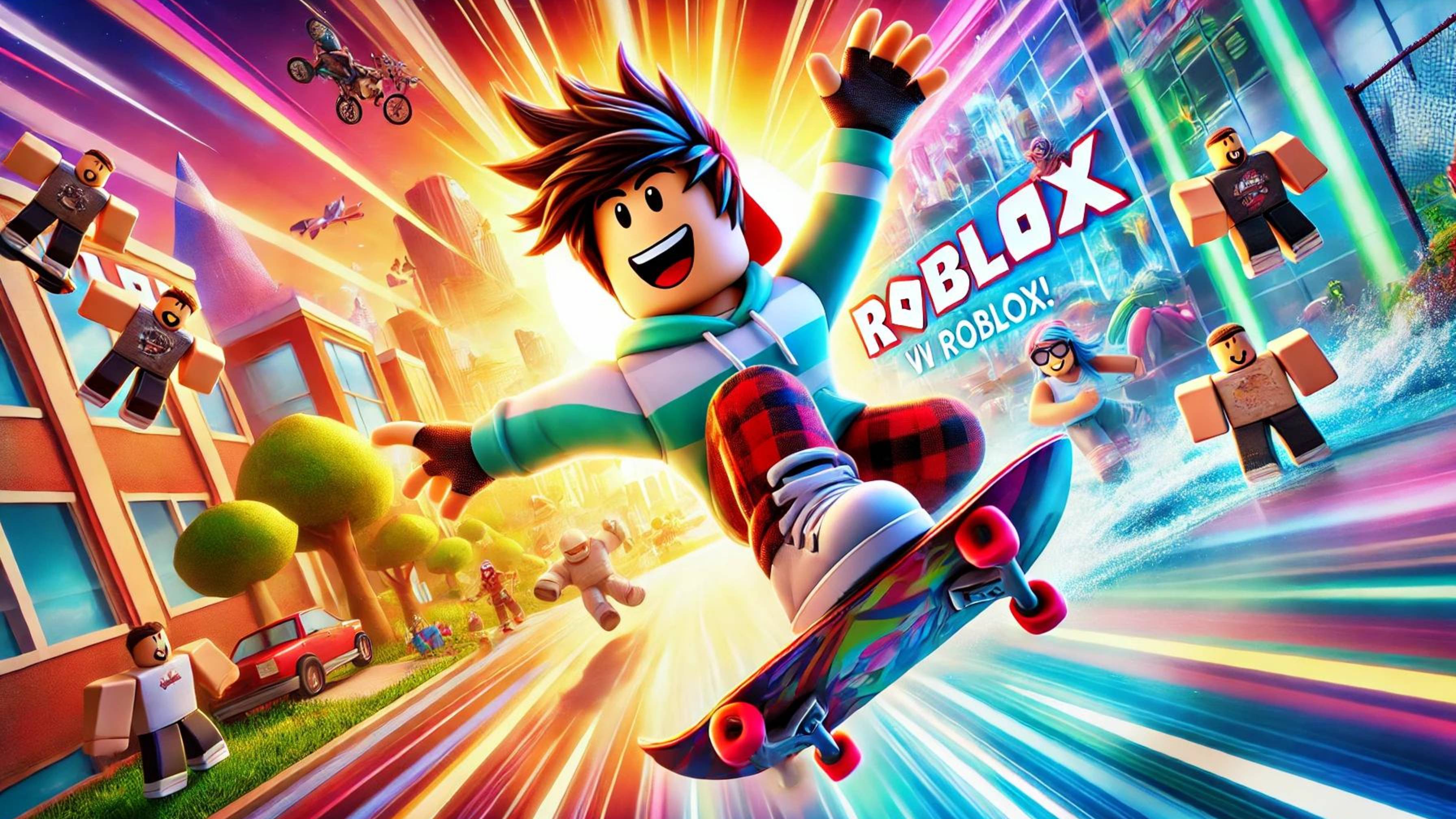 🛹 ЭКСТРЕМАЛЬНЫЙ СКЕЙТ и ПАРКУР по МИРАМ в ROBLOX! 😱 Это было ОПАСНО!