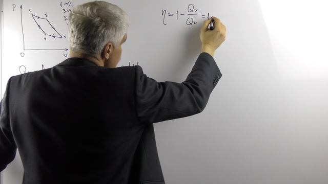 Молекулярная физика Лекция 10 часть 7 Цикл Карно. Вычисление КПД машины Карно термодинамически