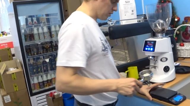 Настройка помола на Fiorenzato f64e