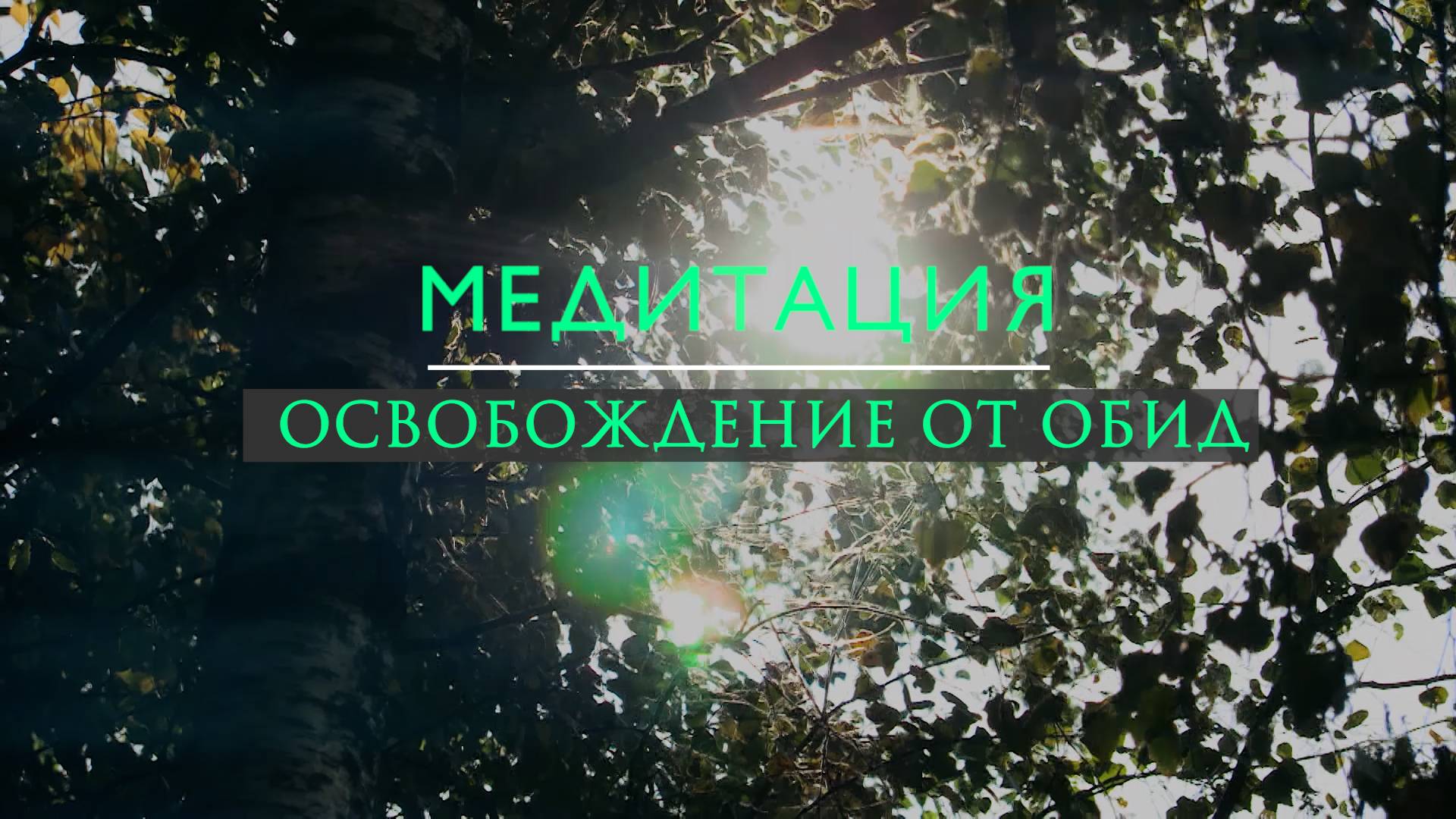 Освобождение от обид | Медитация | Татьяна Бекаревич