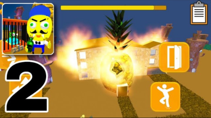 Sponge Neighbor Escape 3D Gameplay Level 11 To 20