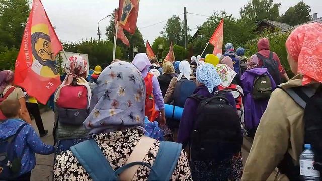 Крестный ход От Государя к Преподобному, г. Пушкино, 16 июля 2023 г