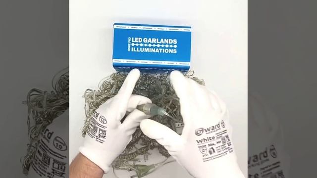 Светодиодная гирлянда занавес HOME PRO (384LED, 3х2м) разноцветный