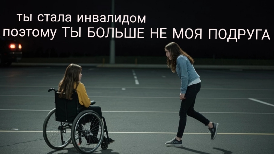 Мудак ли я то, что оставила подругу инвалида по середине парковки