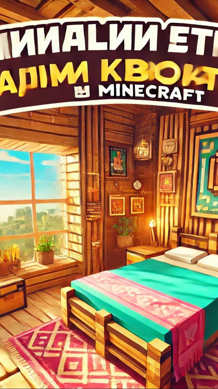 🏠 Финальный штрих! Ставим кровать в Minecraft ⛏️✨