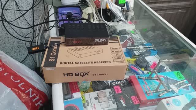Бесплатные каналы HD BOX S1 Combo  DVB S2 + DVB T2 тест обзор бюджетного  комбо ресивера.