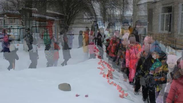 Патриотическая акция "Гвоздики на снегу"