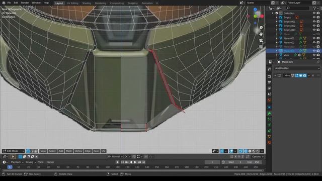 Blender - EP5 ｜ Master Chief Helmet Modelling Tutorial