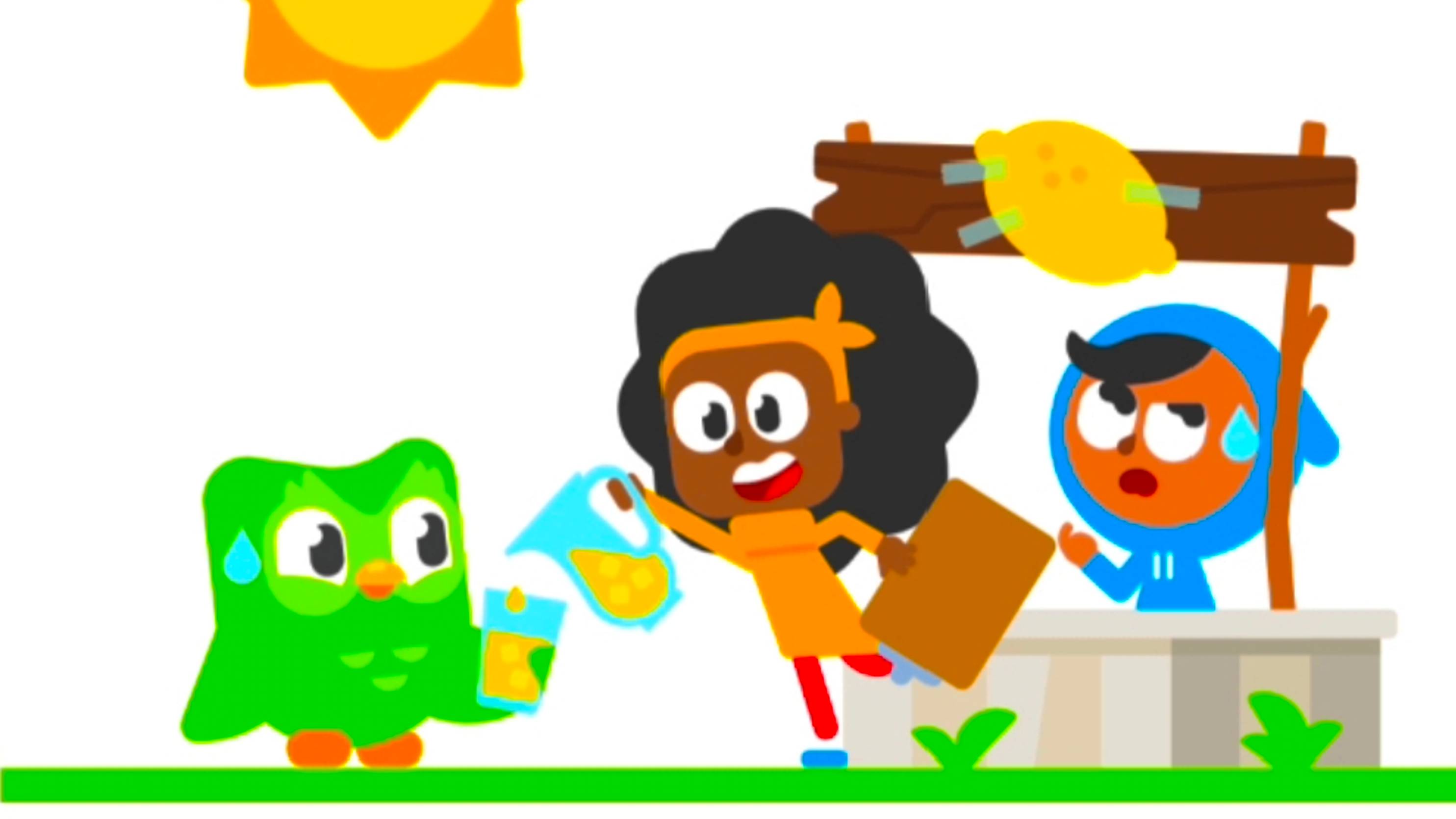 Учим разговорный английский с детьми/ История про свежий лимонад / Мультфильм для детей