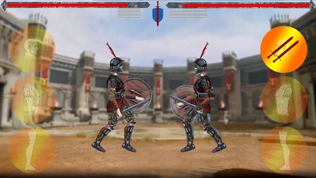 2д графика, ГЛАДИАТОРЫ, БОЙ