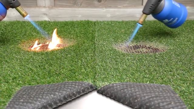 Огнестойкость искусственной травы Oryzongrass