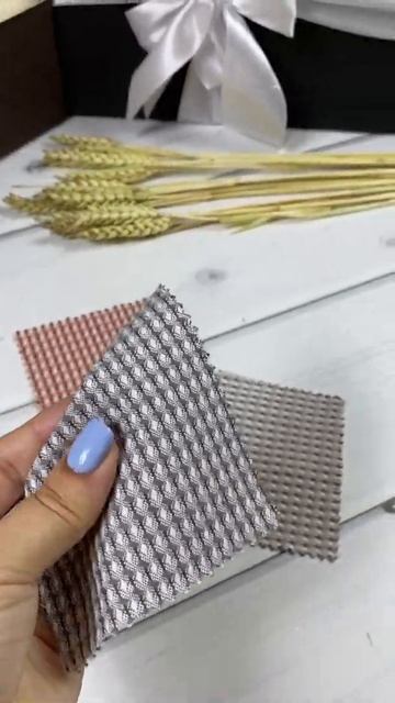 Новинка вафельная ткань для постельного белья.