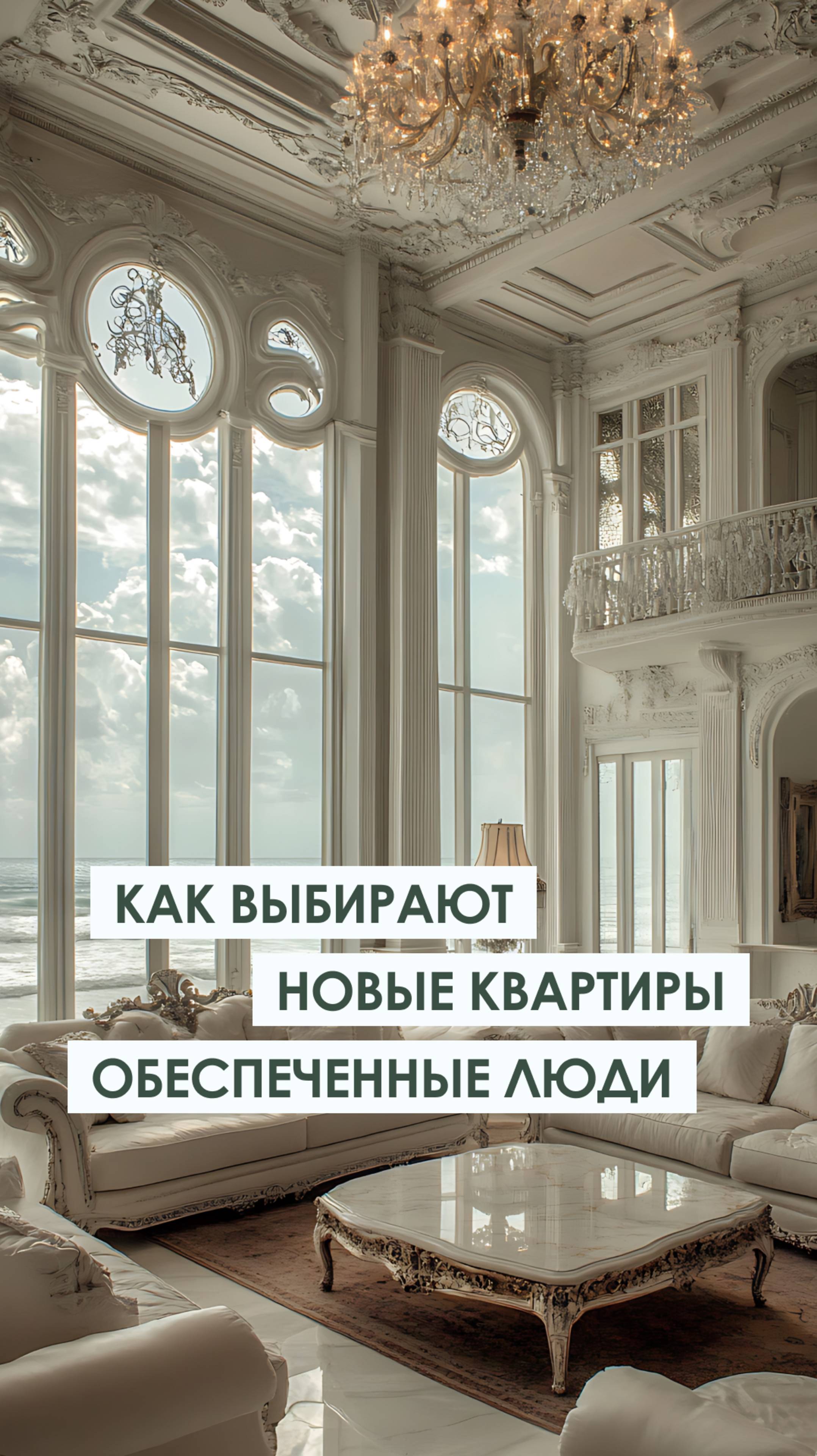 Как выбирают новые квартиры обеспеченные люди