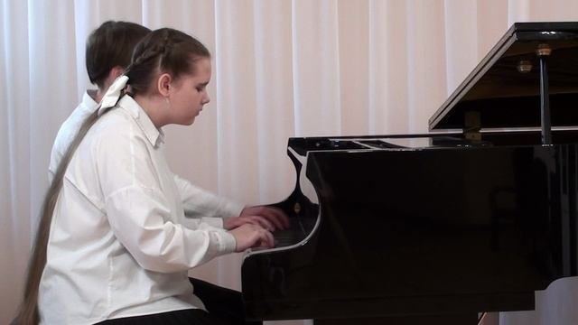 Григорьева А.А. и Халявко А.И. МБОУ ДО ДШИ №3 с.Курумоч Фортепианный ансамбль, 1 возрастная группа