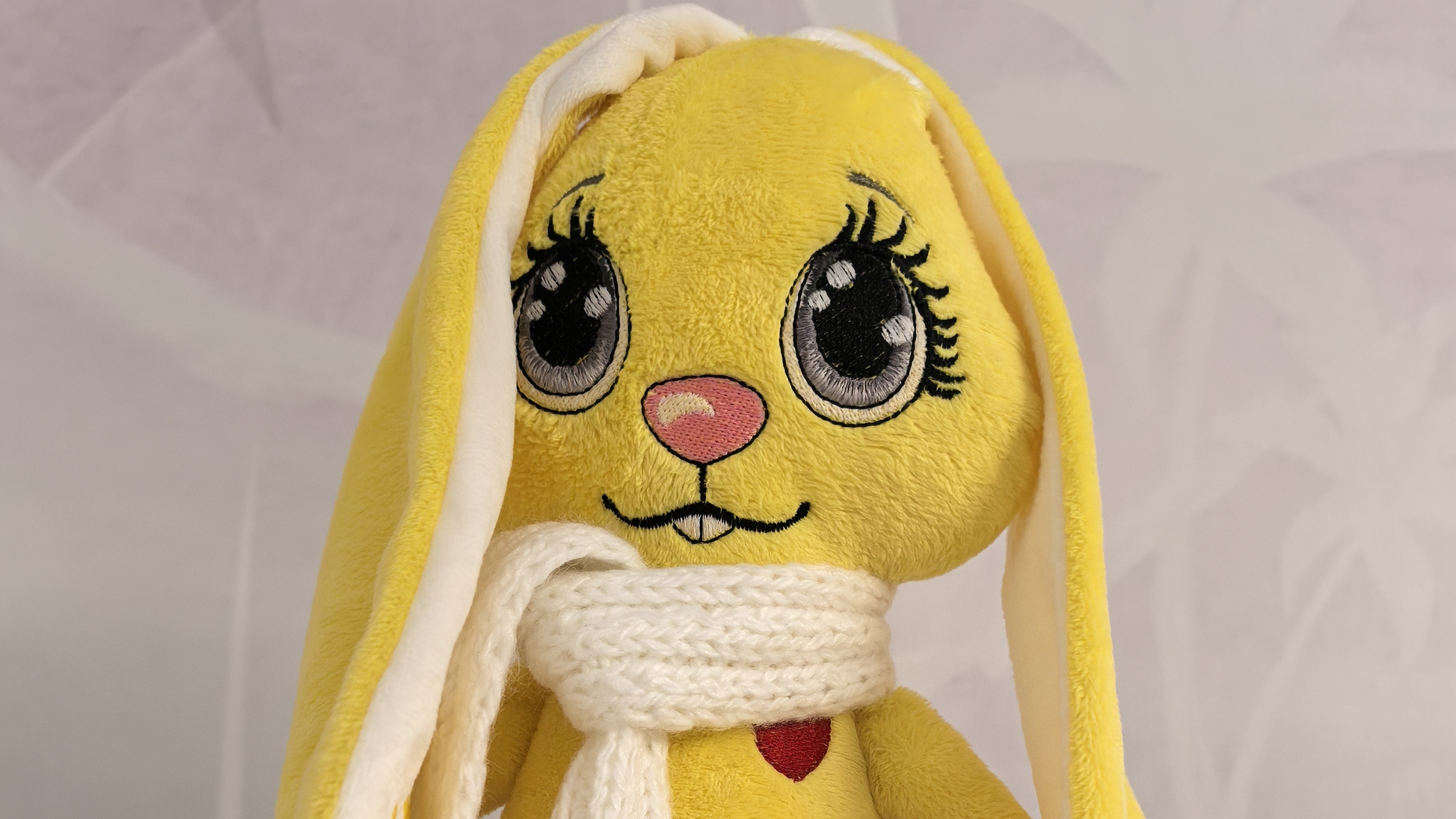 Зайка с вышивкой на заказ