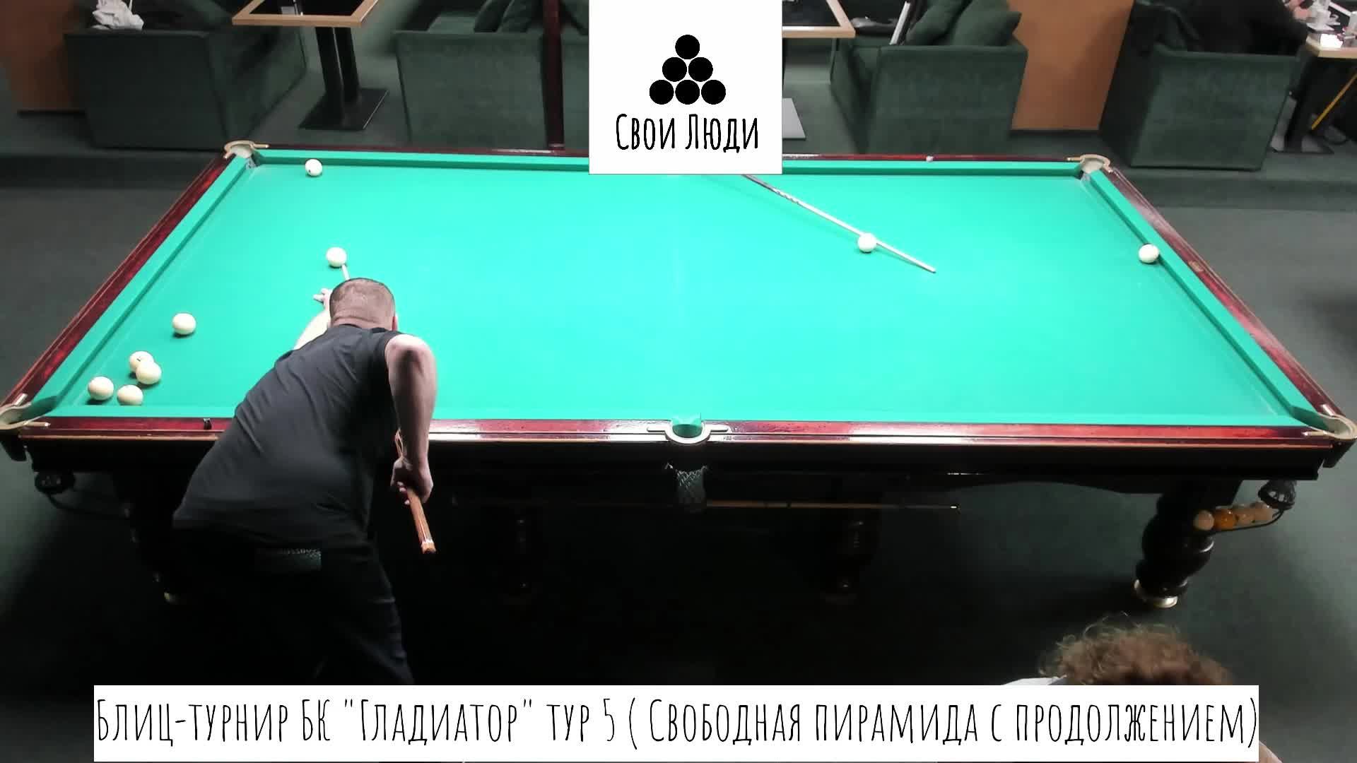 Блиц-Турнир БК"Гладиатор" тур 5 ( Свободная пирамида с продолжением)