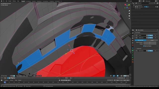 Blender - EP19 ｜ Master Chief Helmet Modelling Tutorial