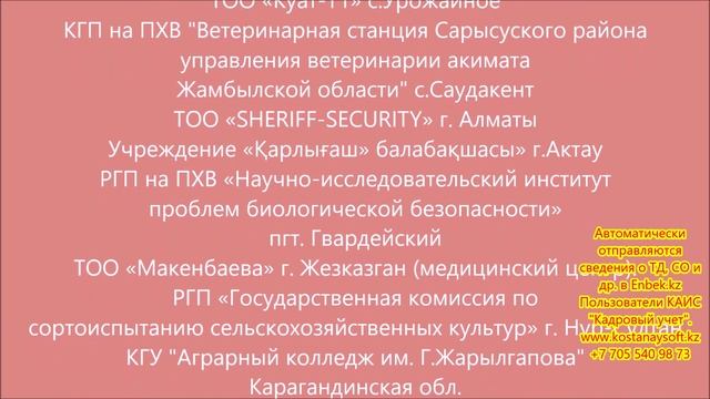 Ч8.Урок 91.Отстранение от работы не сдавшего экзамены по ТБ и ОТ Приказа. Буква #КАИСKostanaySoft