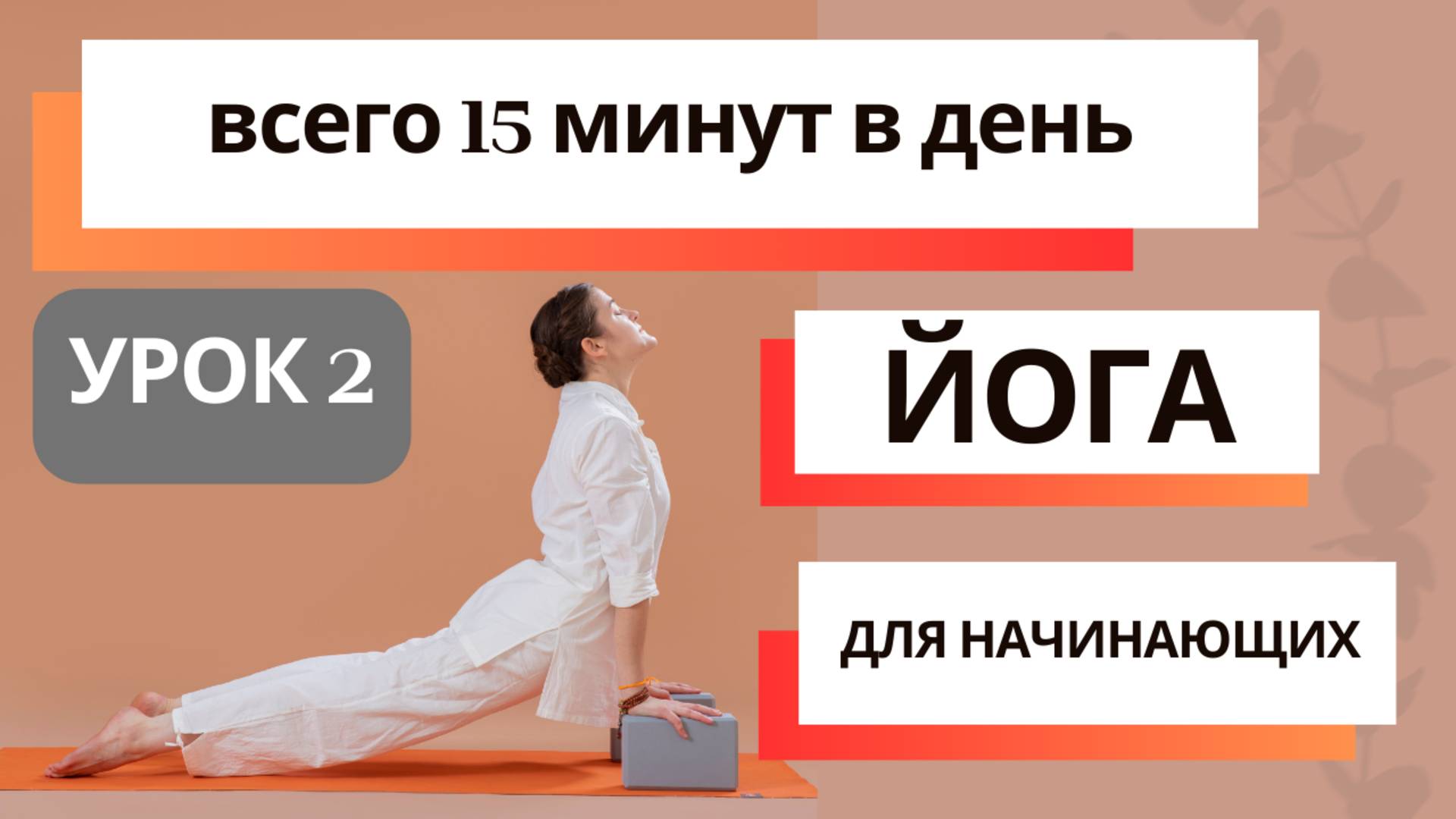 Всего 15 минут йоги в день, чтобы изменить себя. Йога для начинающих. Урок 2.