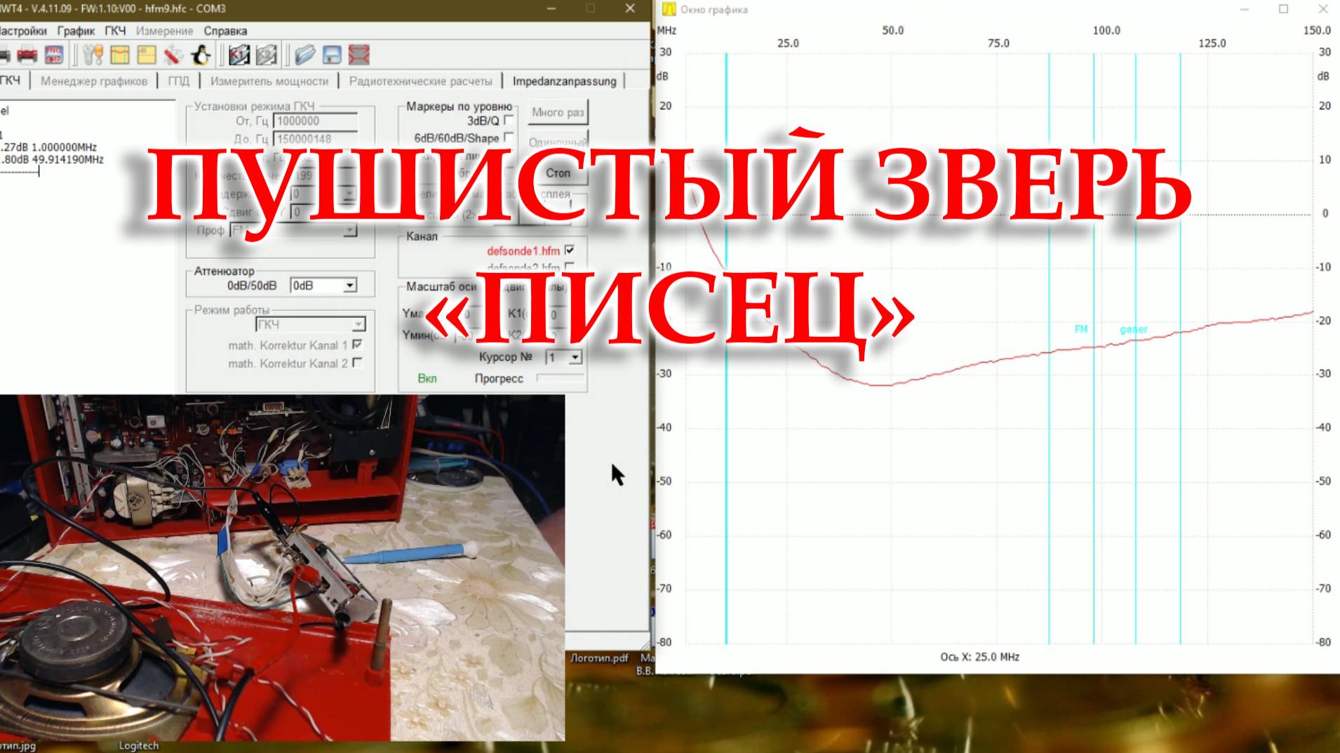 Перестройка блока УКВ радиоприемника Уфа-201