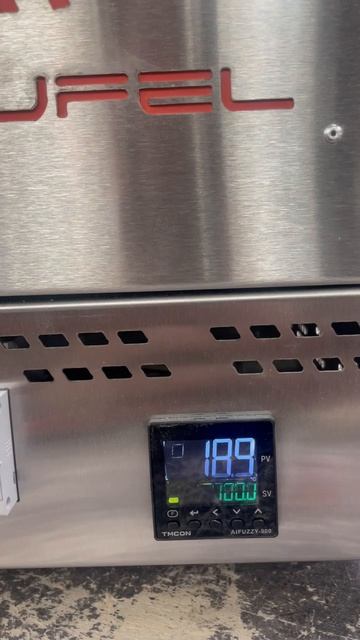 Настройка контроллера собранной печи на производстве