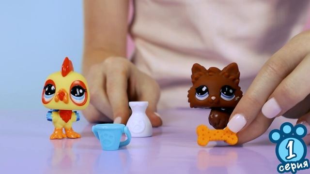 Игровой набор "Ферма", пять фигурок животных с аксессуарами, коллекция LPS
