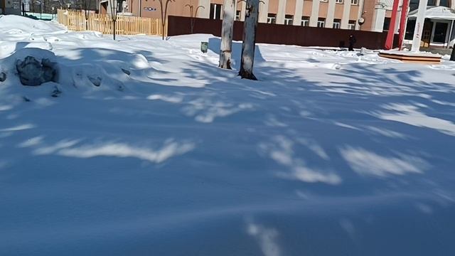 Март, а у нас ещё снег 🤗 17-03-2025